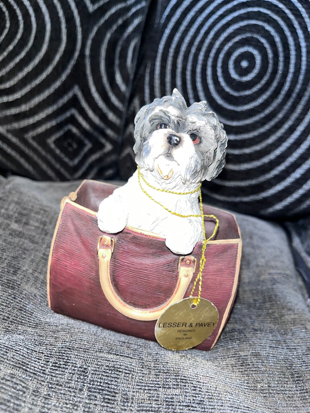 The Leonardo Collection off We Go Dog in A Case Ornament Figurine 2009 ...