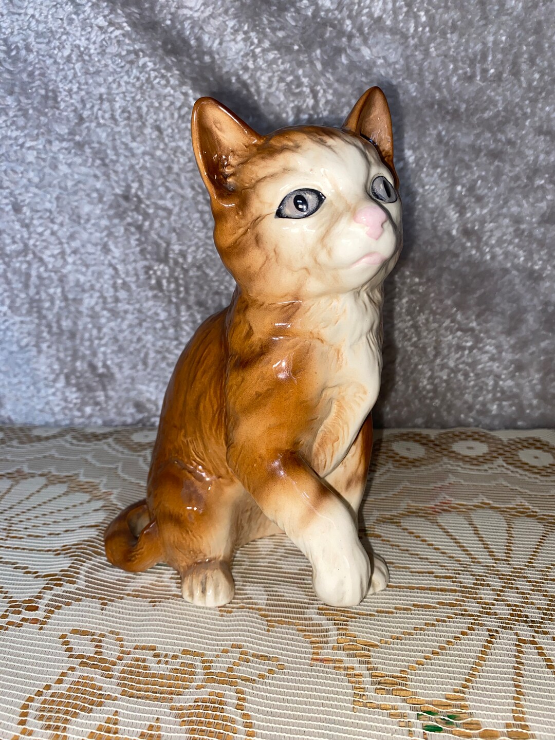 Ginger Cat Ornament 1940’s Melba Ware Made in England Rare Pussycat - Etsy