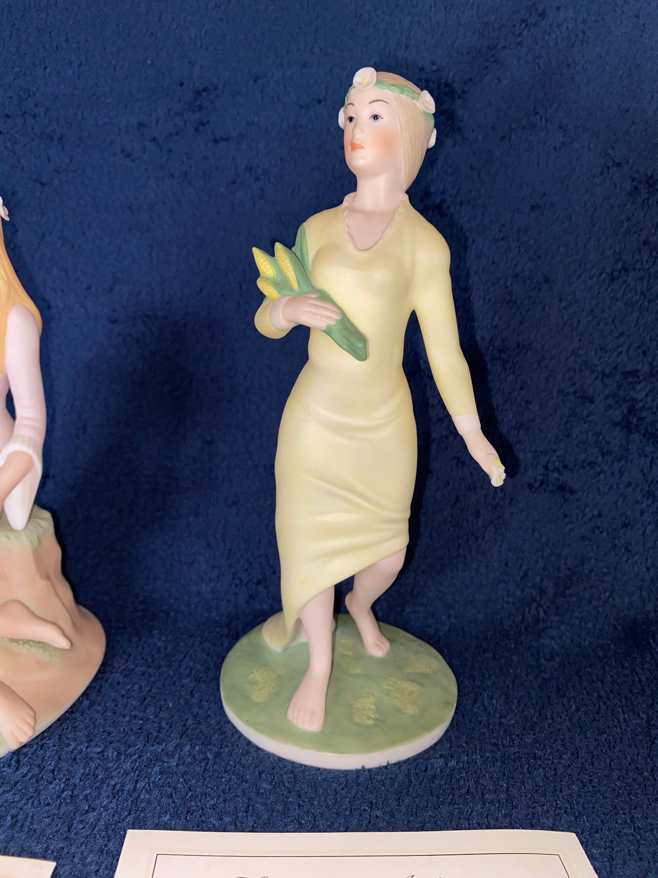 1983 Laszlo Ispanky Seasons Figurines Spring Summer Autumn Winter. Set ...