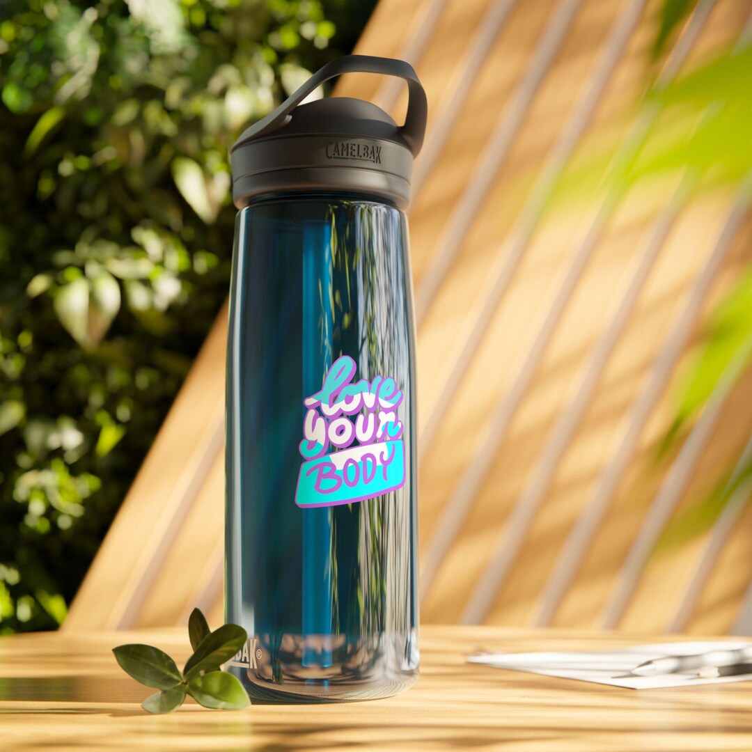Inspirational Water Bottle | Love Your Body | Eco-friendly Hydration ...