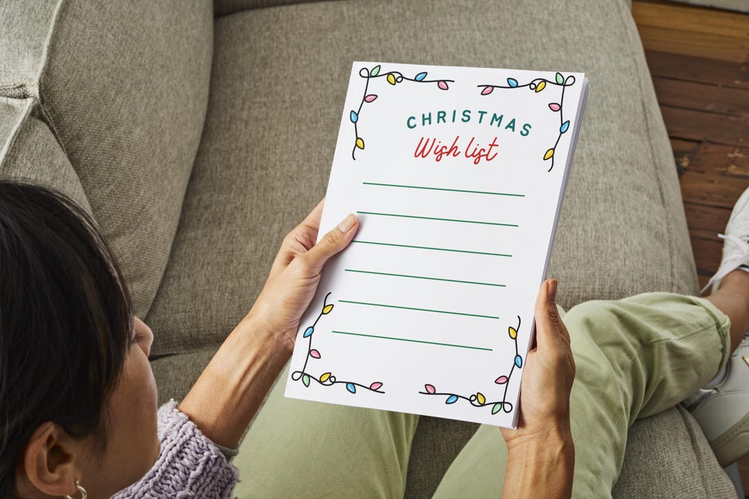 Dear Santa Christmas Wish List | Festive Holiday Printable PDF - Etsy UK