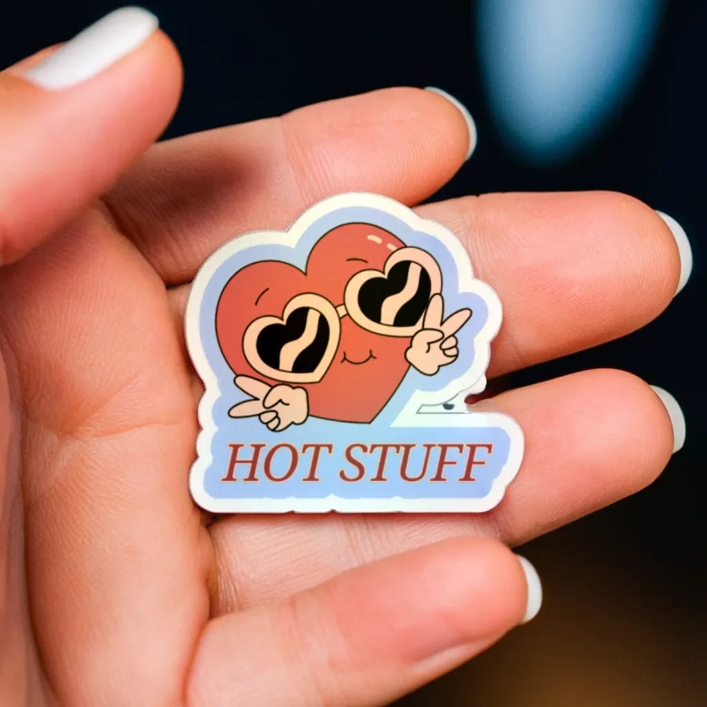 Kiss-cut Stickers | Hot Stuff Sticker Design - Etsy