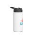 Hello Summer Stainless Steel Water Bottle: Double-wall Insulated Travel ...