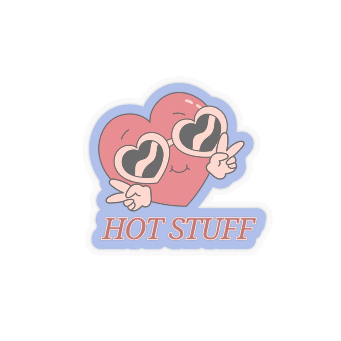 Kiss-cut Stickers | Hot Stuff Sticker Design - Etsy