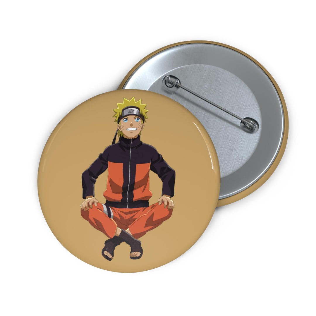 Custom Pin Buttons | Naruto Theme Design - Etsy