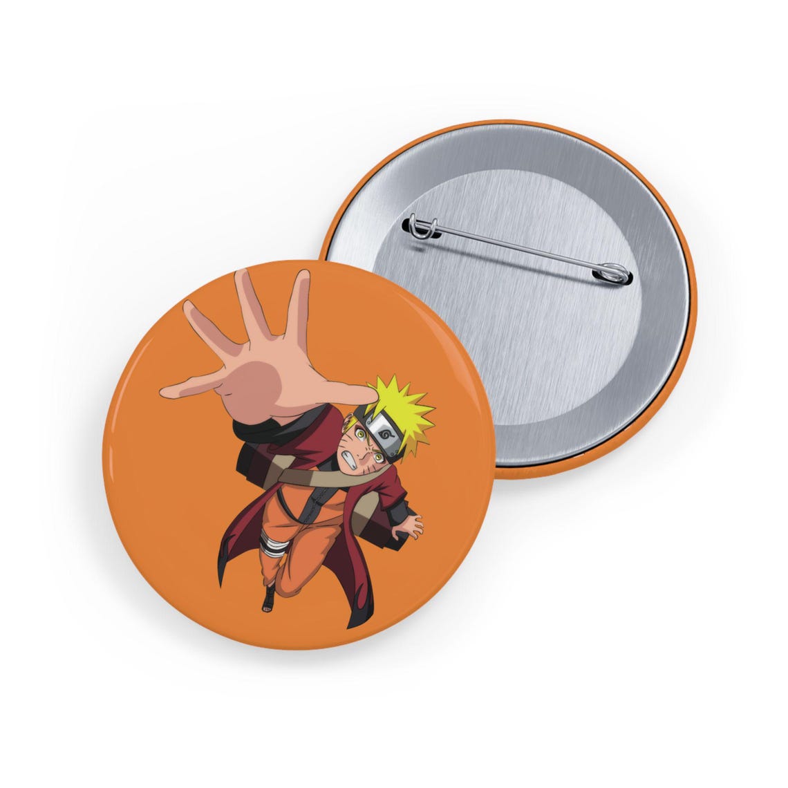 Custom Pin Buttons | Naruto Theme Design - Etsy