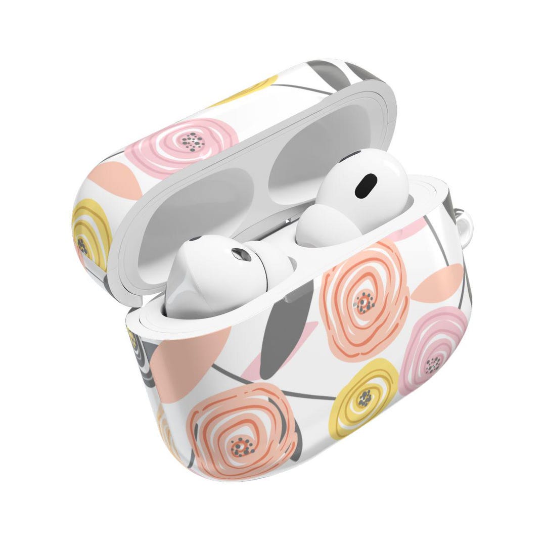 Floral AirPod Case | Cute Tech Accessory | Flower Pattern Airpods Cover ...
