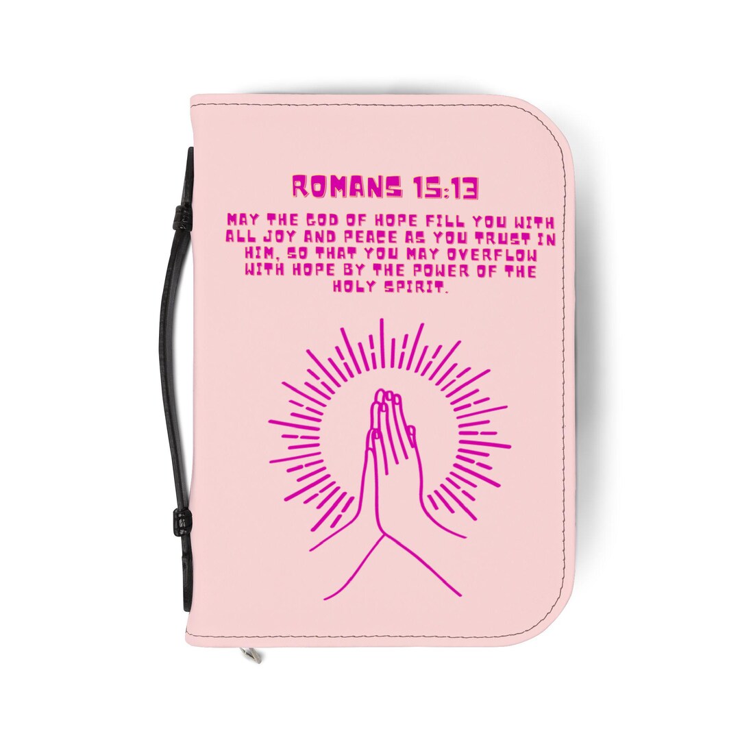 Inspirational Bible Cover | Romans 15:13 | Faith Journal | Religious ...