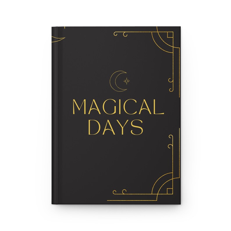 Magical Days Hardcover Journal Design - Etsy