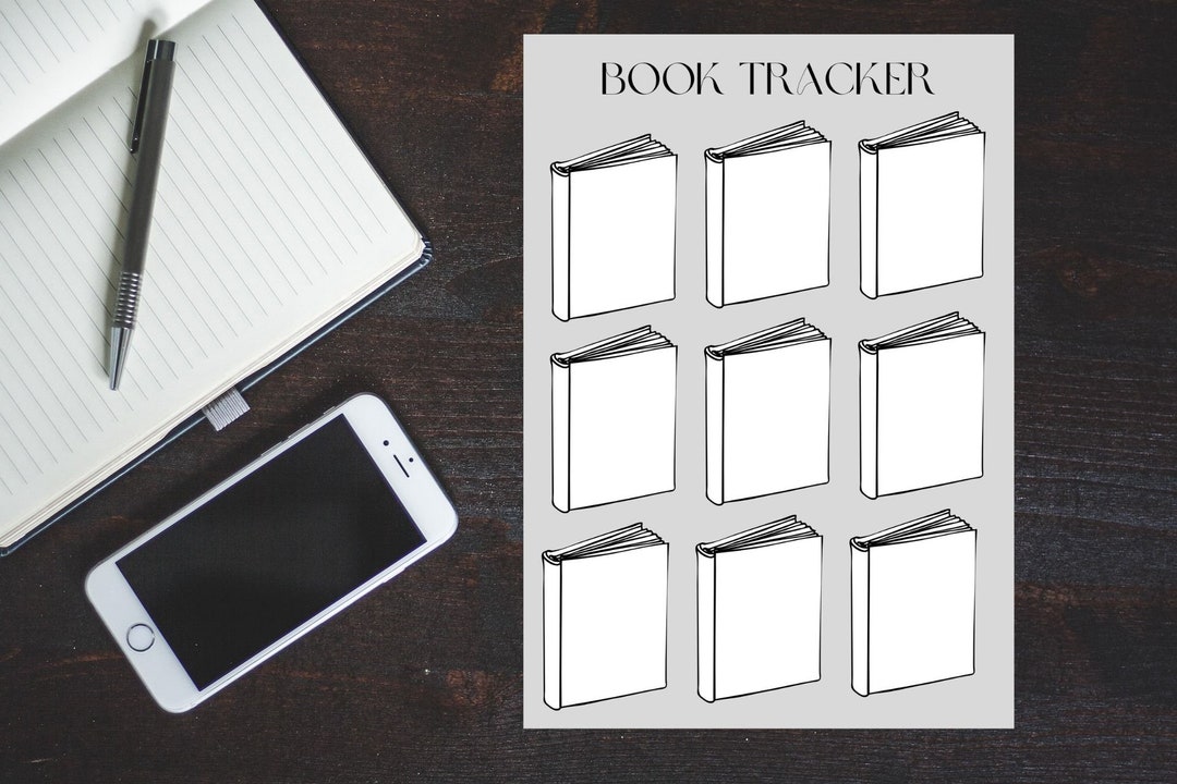 Book Tracker | Printable\ Fillable | Books to Read | A4, Half-letter ...