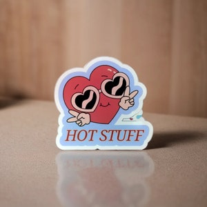 Kiss-cut Stickers | Hot Stuff Sticker Design - Etsy