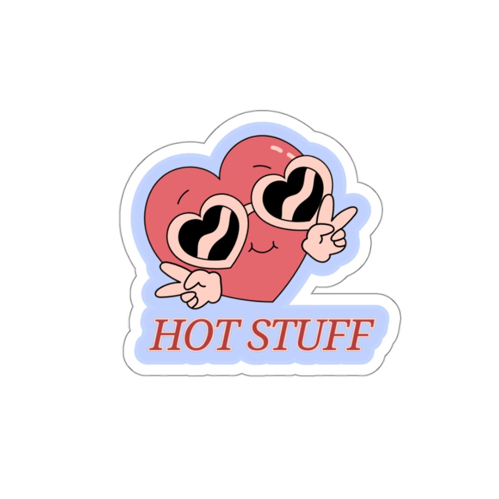 Kiss-cut Stickers | Hot Stuff Sticker Design - Etsy