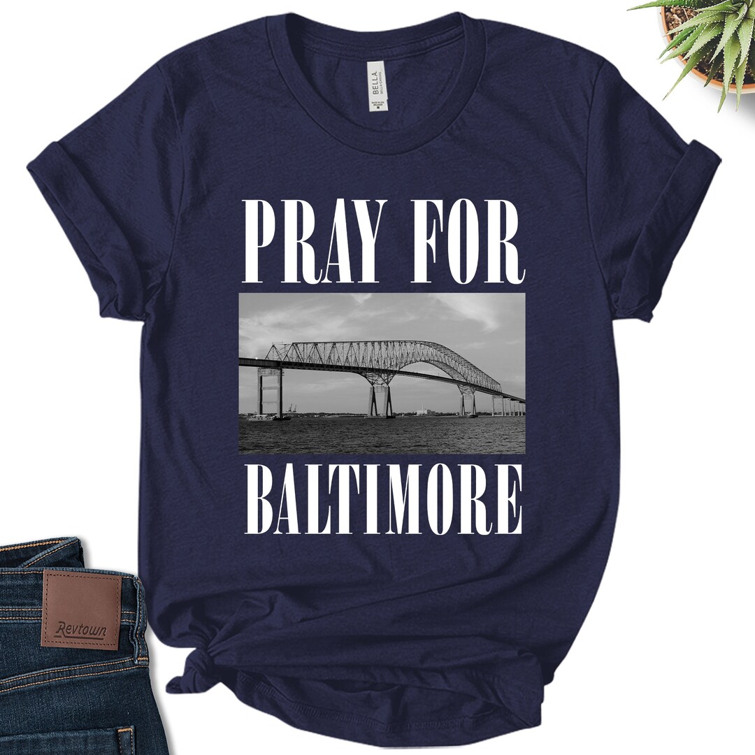Francis Scott Key Bridge Collapse Baltimore Shirt, Patapsco River ...