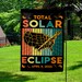 Total Solar Eclipse April 8 2024 Outdoor Flags, Solar Eclipse Garden Flag 2024 Total Solar ...