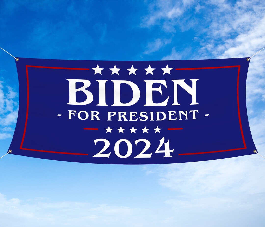 Joe Biden 2024 Banner Backdrop/joe Biden for President 2024 Banner/2024 ...