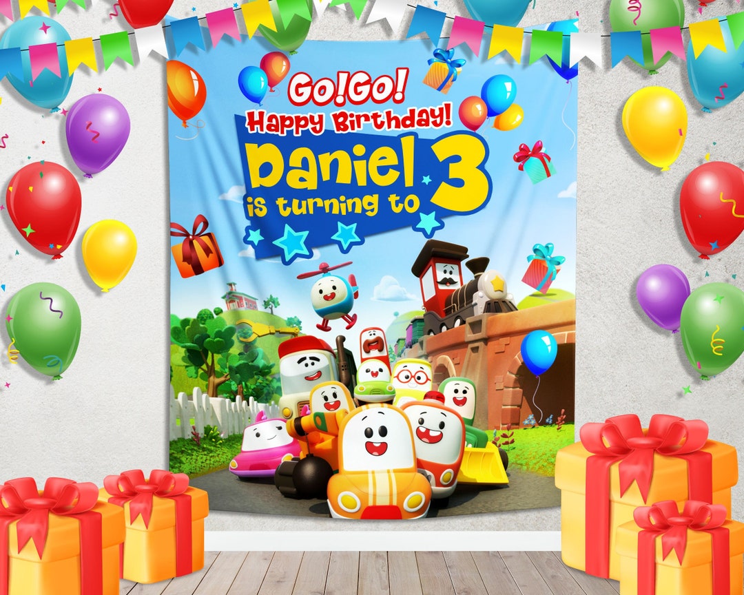 Go Go Cory Carson Birthday Backdrop/cory Carson Birthday Banner/cory ...