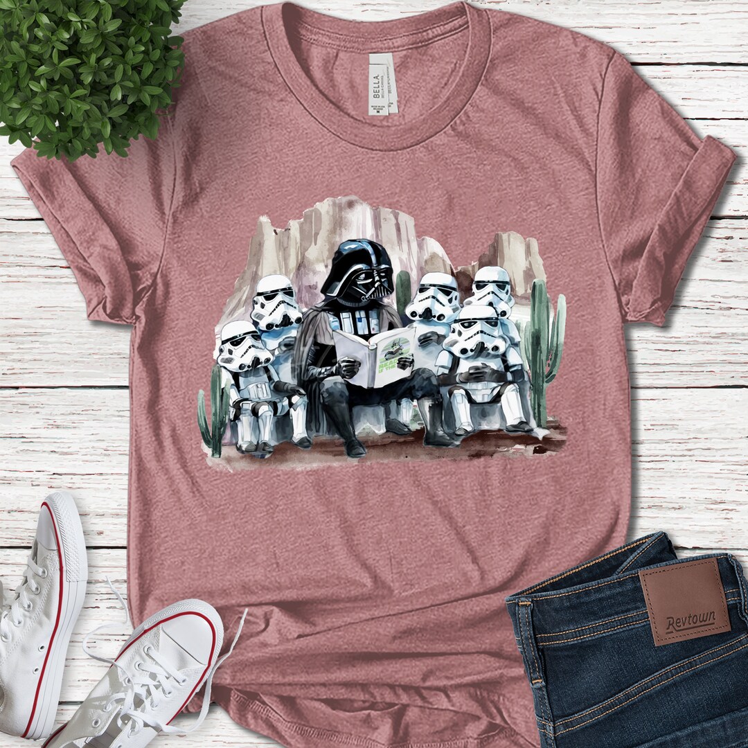 National Reading Month Tee Darth Vader Shirt Teacher Shirt Funny Star ...