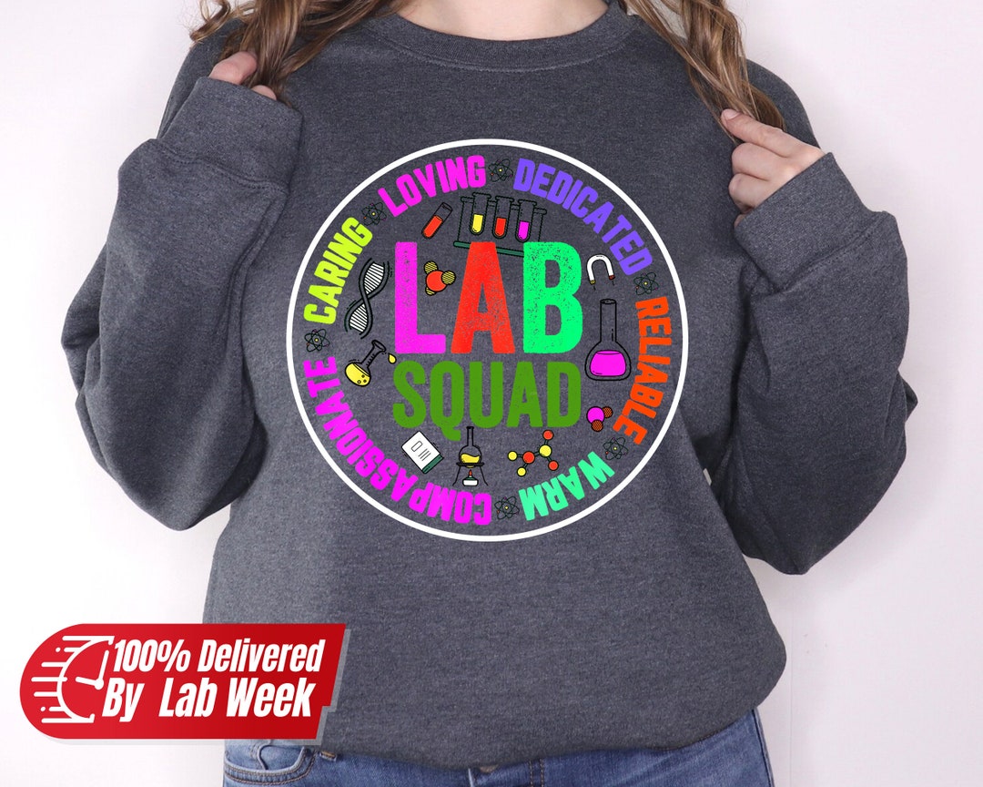 Lab Squad Funny Lab Week 2024 Medical Laboratory Technician T-shirt ...
