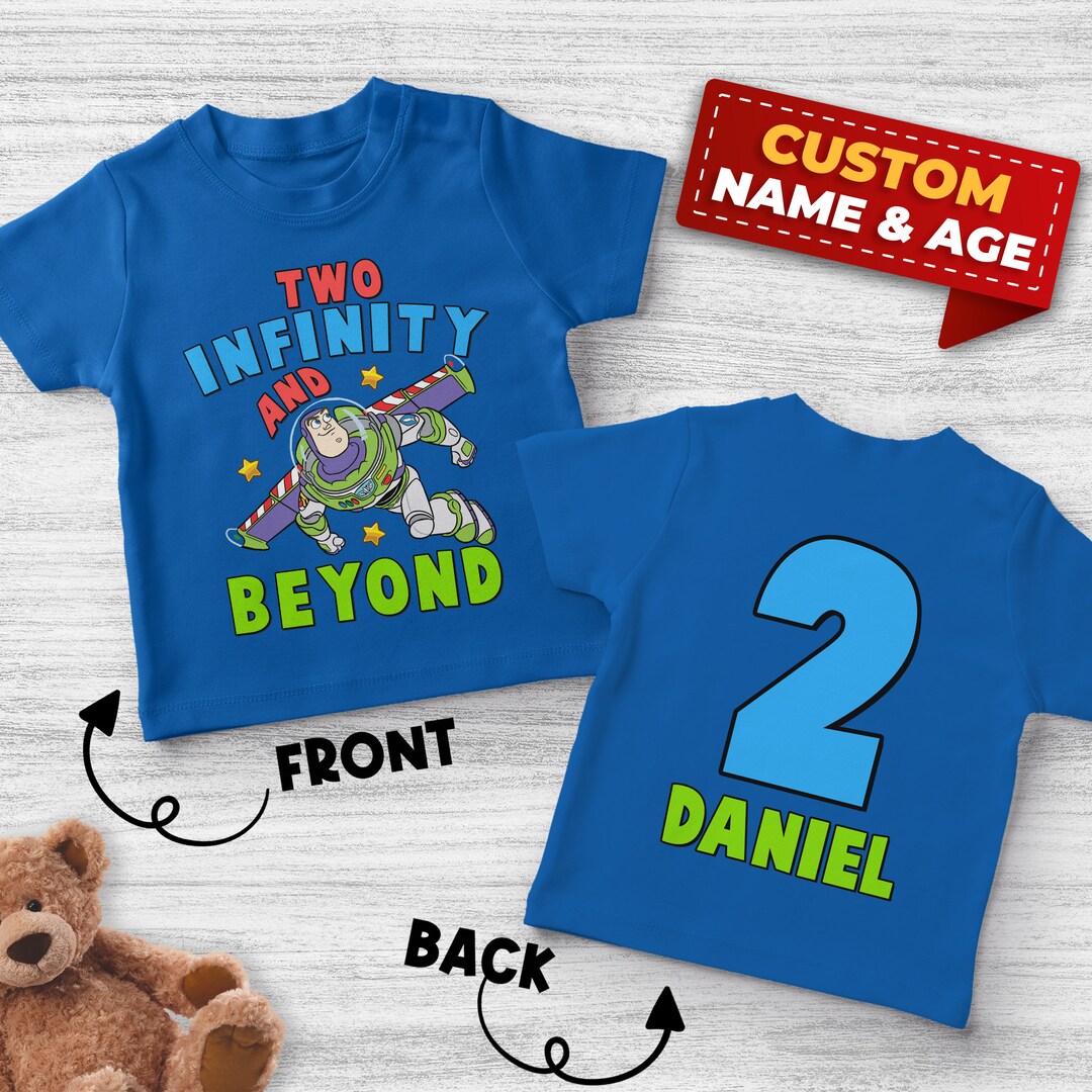 Two Infinity and Beyond Shirt, Toy Story Birthday Shirt, Woody Birthday ...