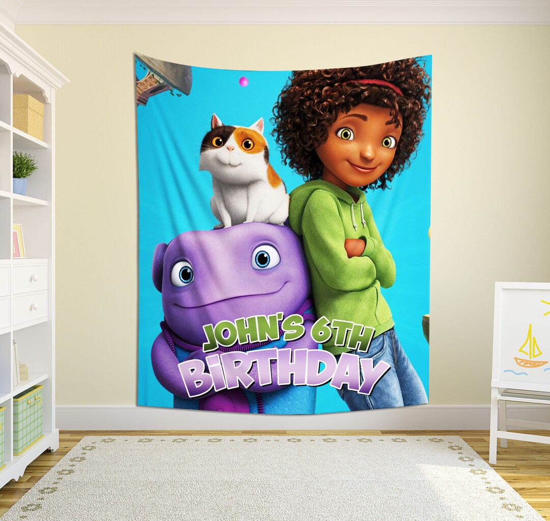 Boov Party Backdrop, Home Party Supplies, Boov Birthday Party ...