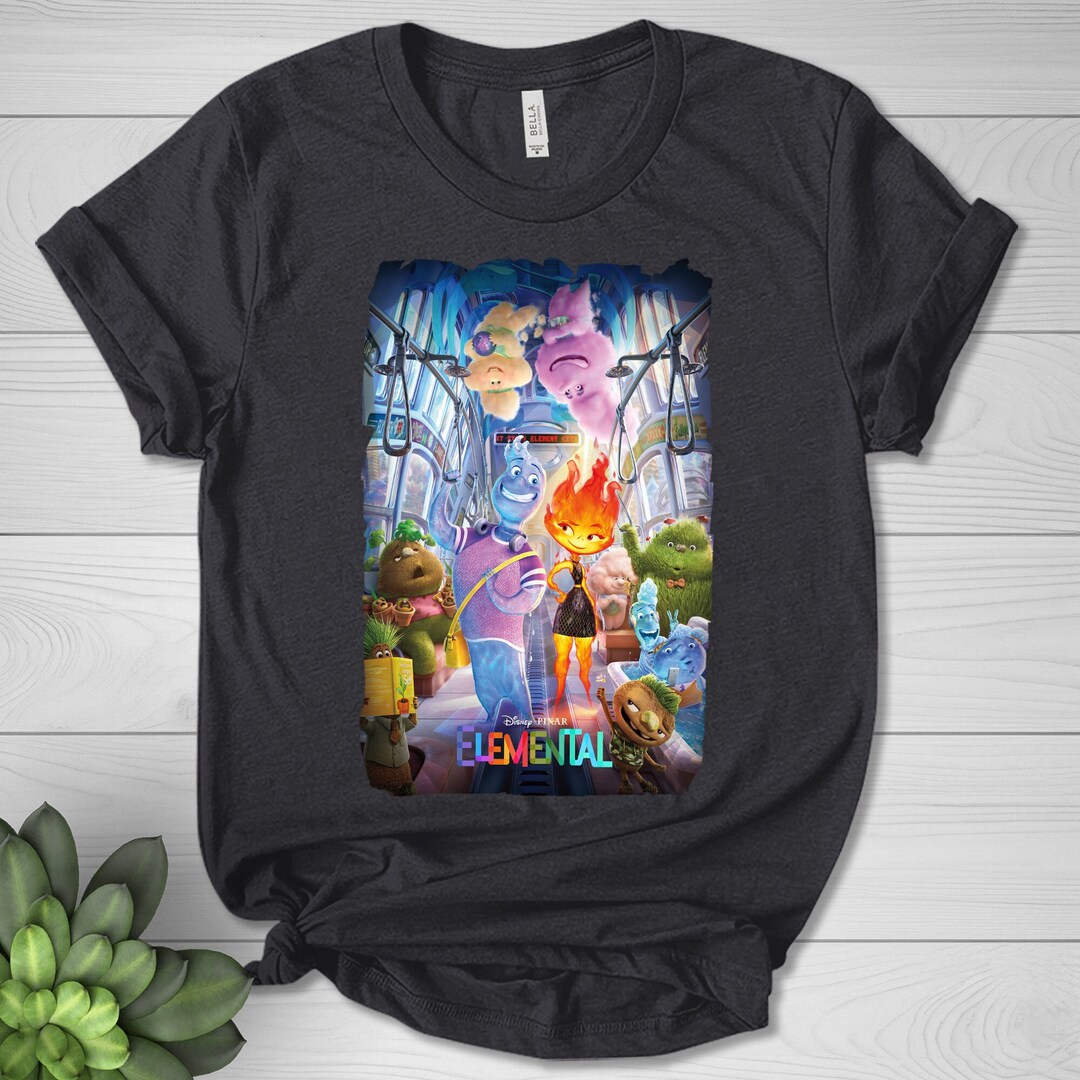 Retro Vintage Disney Elemental Shirt, Disney Pixar Shirt, Ember Wade ...
