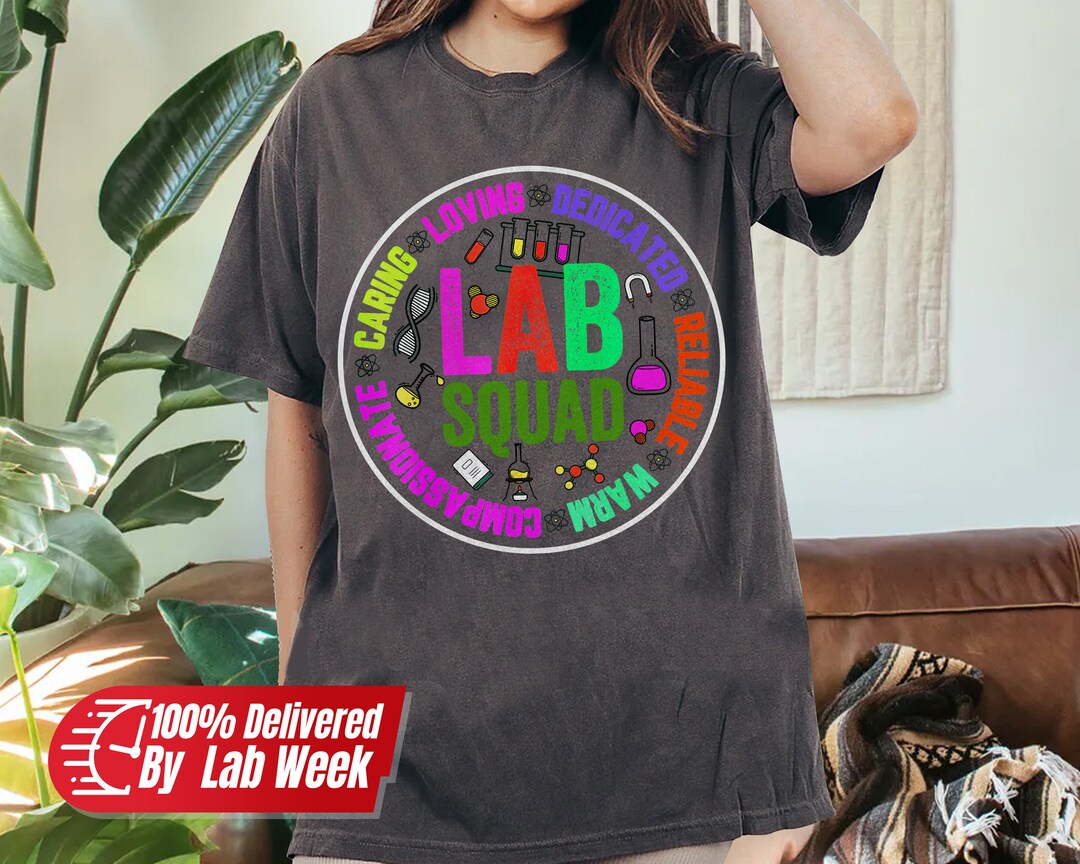 Lab Squad Funny Lab Week 2024 Medical Laboratory Technician T-shirt ...