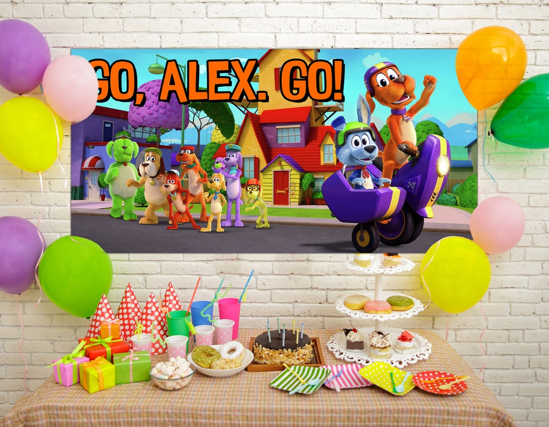 Go Dog Go Party Banner, Go Dog Go Backdrop, Go Dog Go Background Go Dog ...