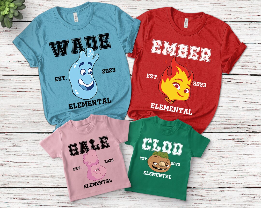 Elemental Characters Shirt, Elemental 2024 Sweatshirt, Ember Lumen ...