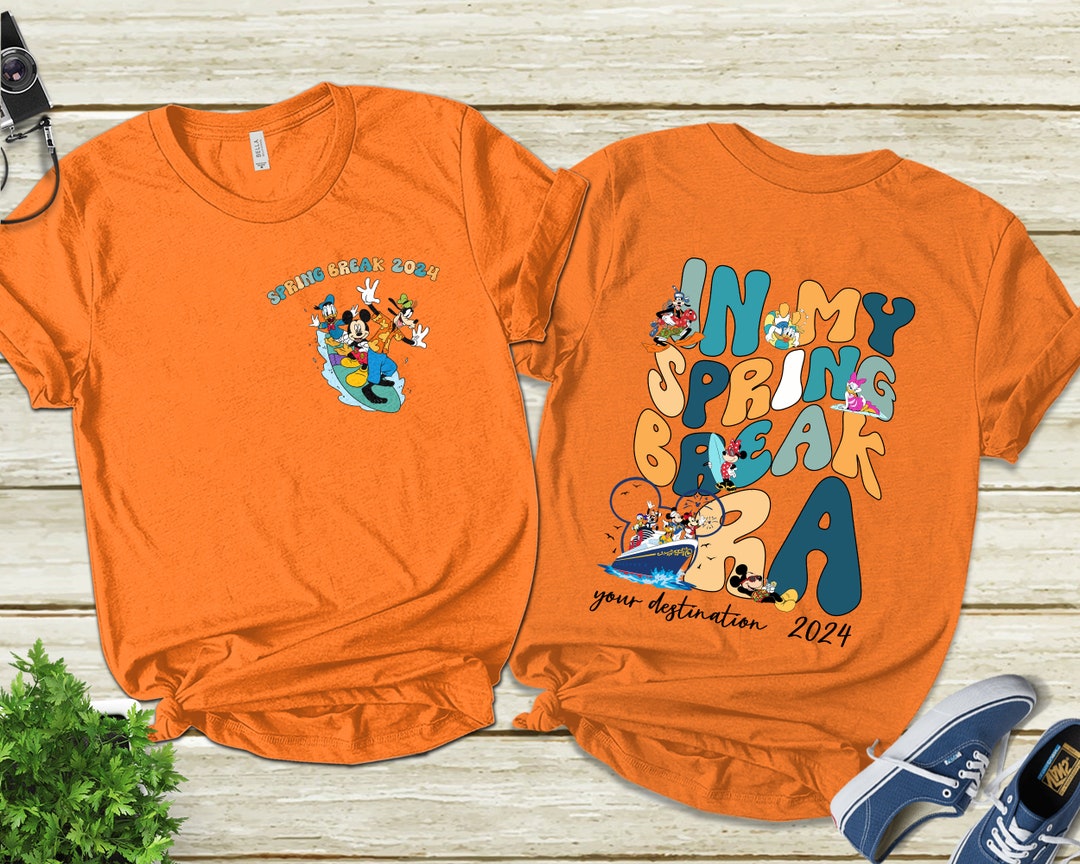 Personalized Mickey and Friends Disney Spring Break 2024 Shirt, in My ...