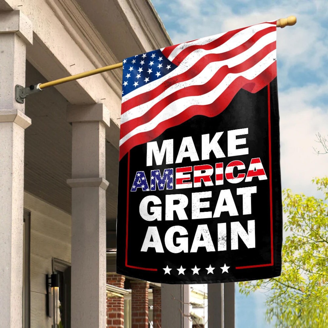 Make America Great Again Flag, Coroplast Trump 2024 Sign, Donald Trump ...