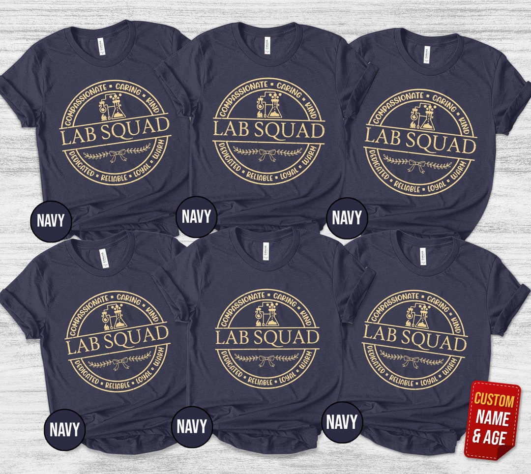 Lab Squad Shirts/lab Team Shirt/lab Technician Gift/lab Worker Shirt ...