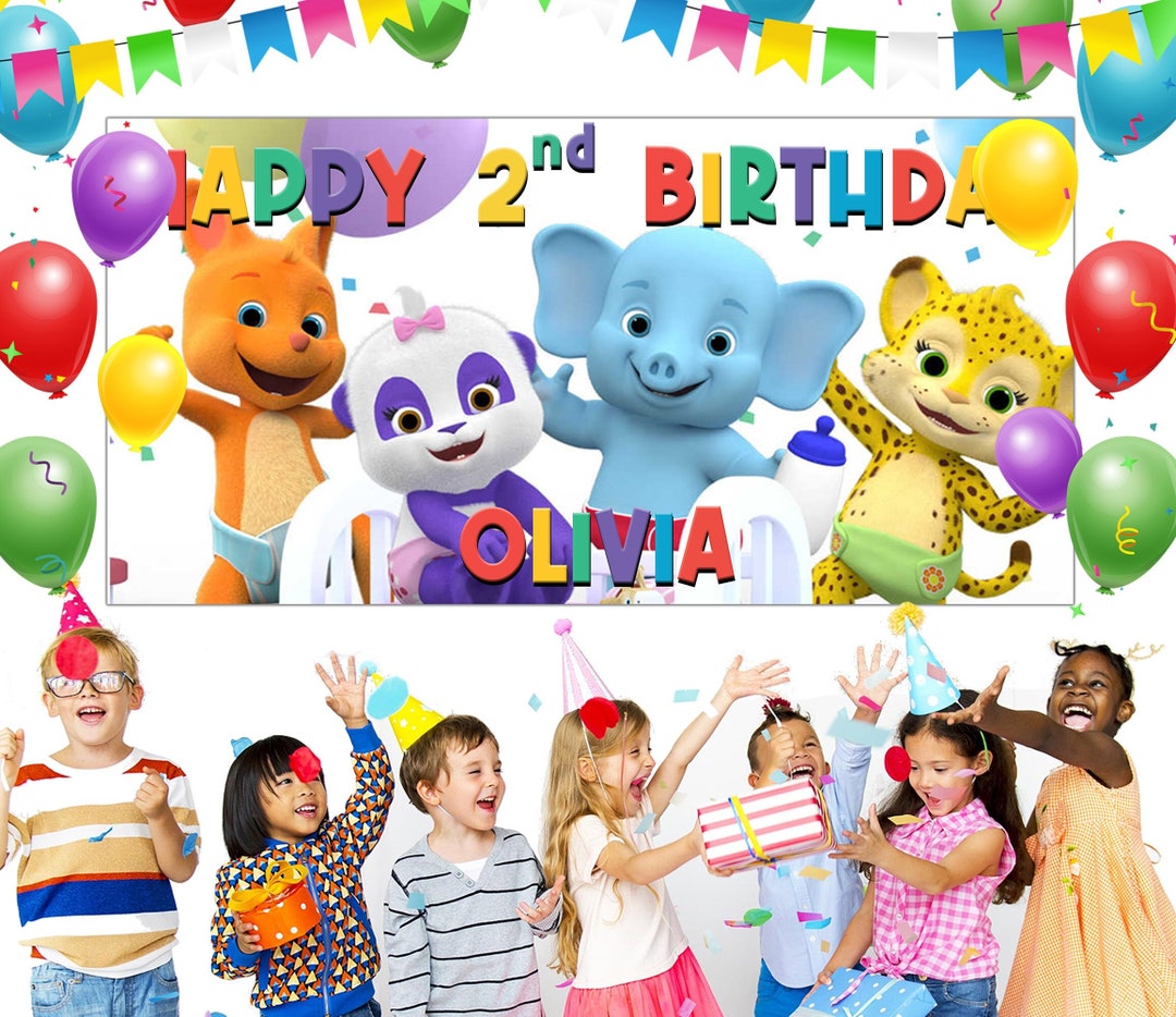 Word Party Backdrop, Word Party Backdrop Birthday, Word Party Party ...