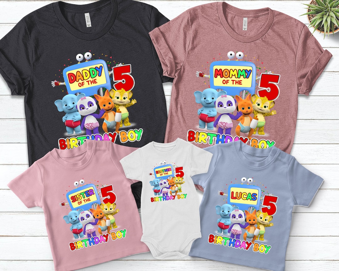 Word Party Birthday Shirt,word Party Family Birthday Shirt,personalized ...