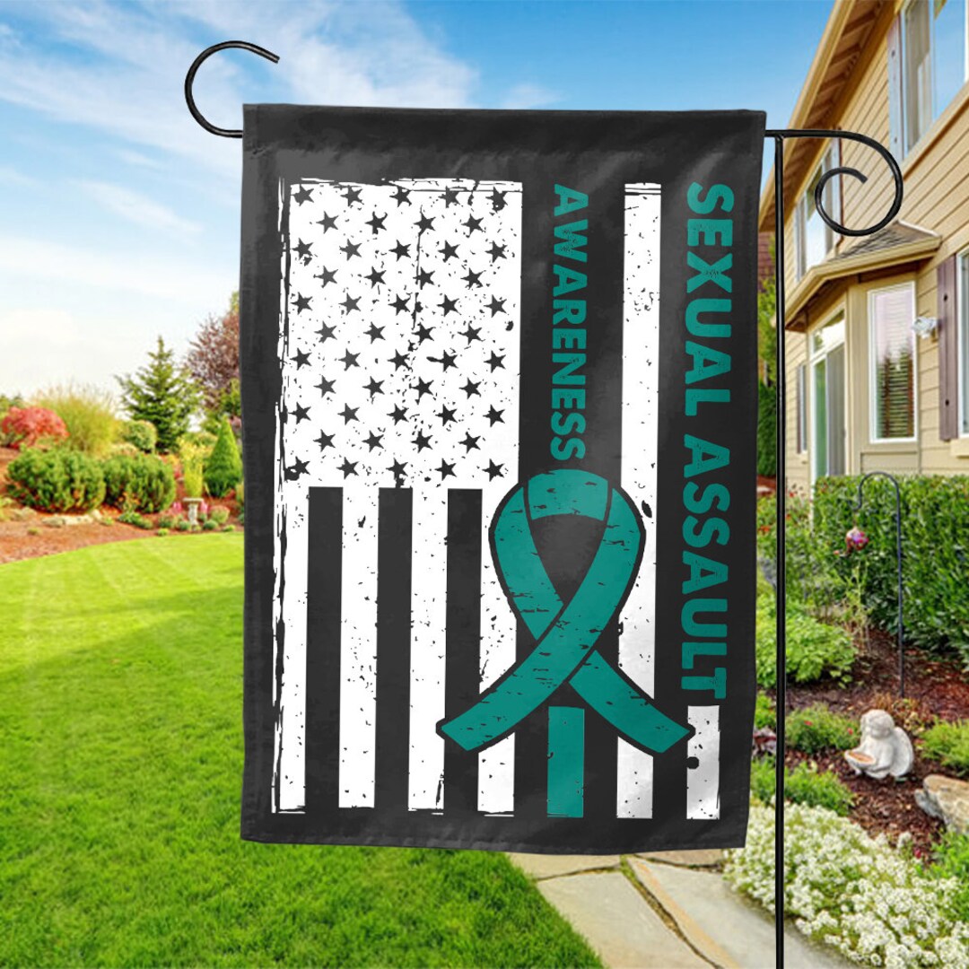 Sexual Assault Awareness Garden Flag, Feminist Flag, Sexual Harrassment ...