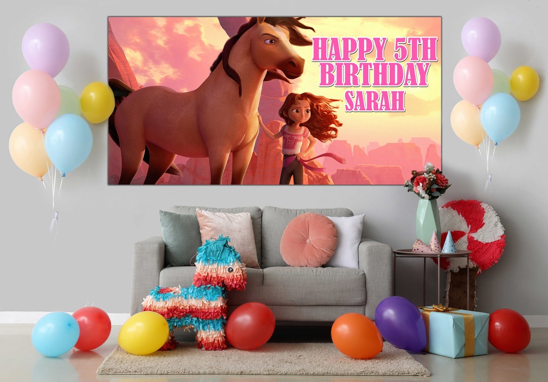 Spirit Riding Free Backdrop, Spirit Riding Free Banner, Spirit Riding ...