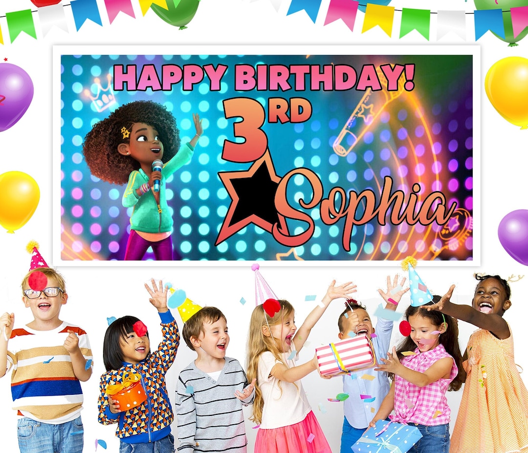 Karma World Birthday Backdrop/karma World Birthday Banner/karma World ...