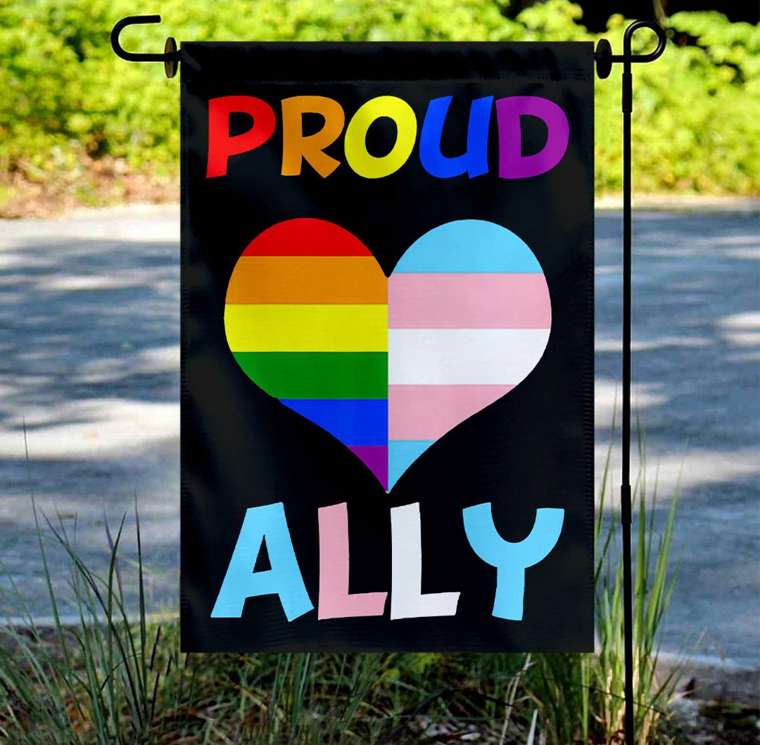 Proud Ally Pride Flag/lgbt Garden Flag/pride Fla/lgbt Flag/proud Ally ...