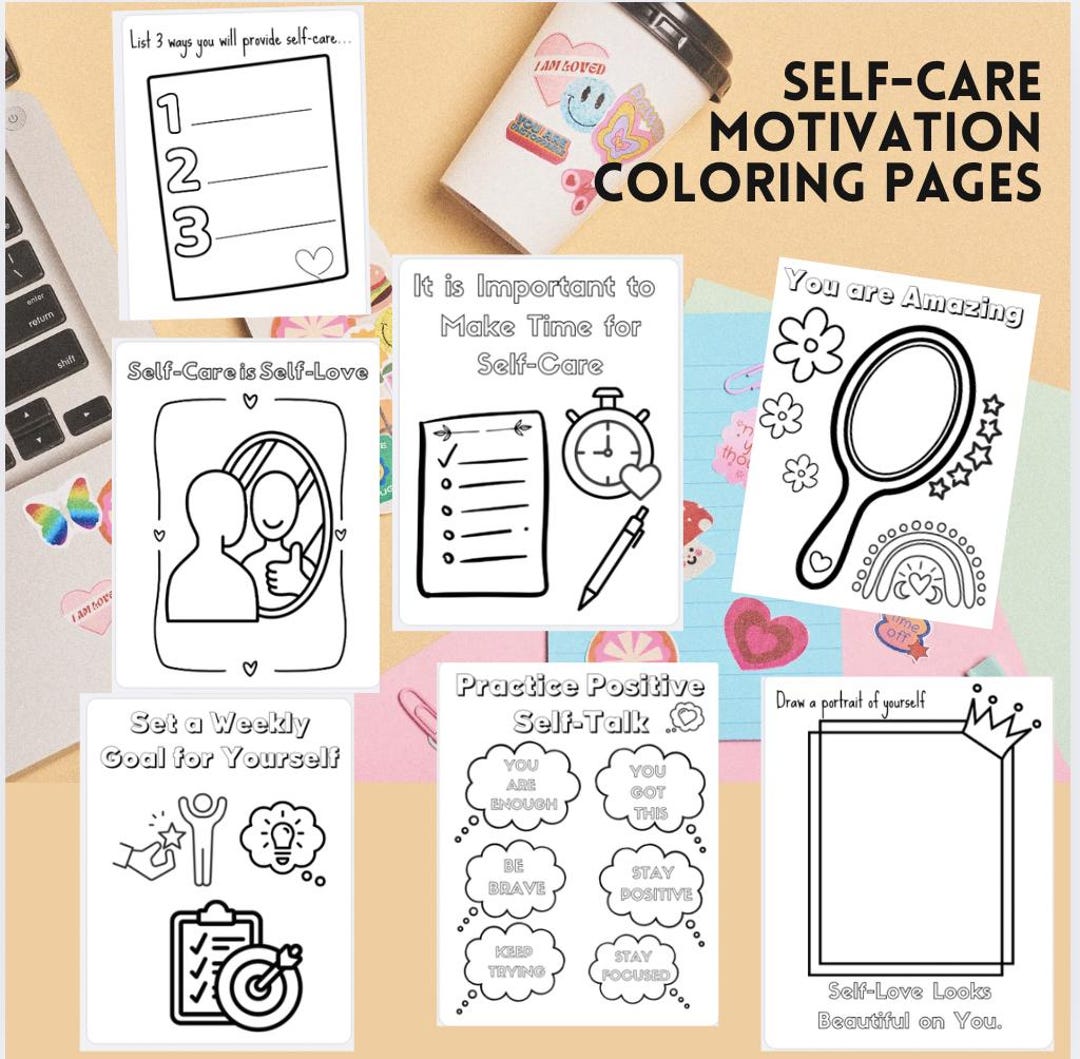 Shine Bright - Self-love and Confidence Coloring Packet for Tween Girls ...