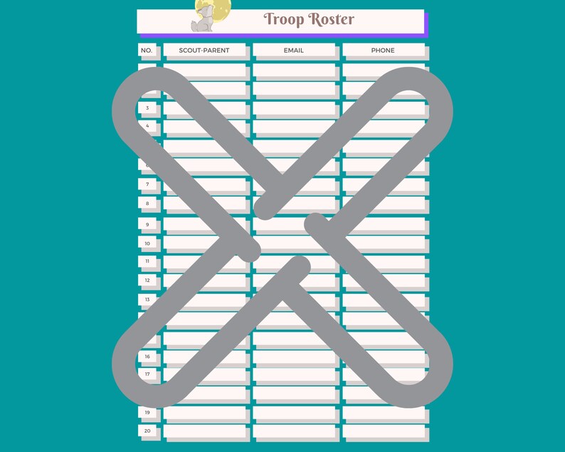 Troop Leader Planner - Etsy