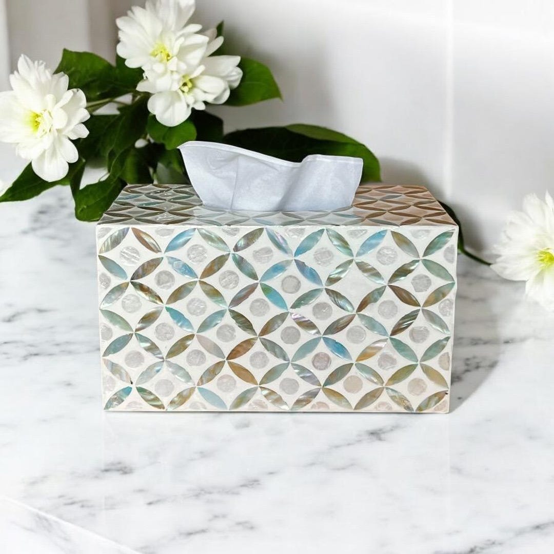 Big Tissue Box Cover for Jumbo Size 250 Sheets 2-ply Tissue Box Made of ...