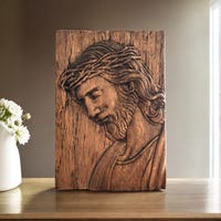 Jesus Face Wood Burning - Etsy