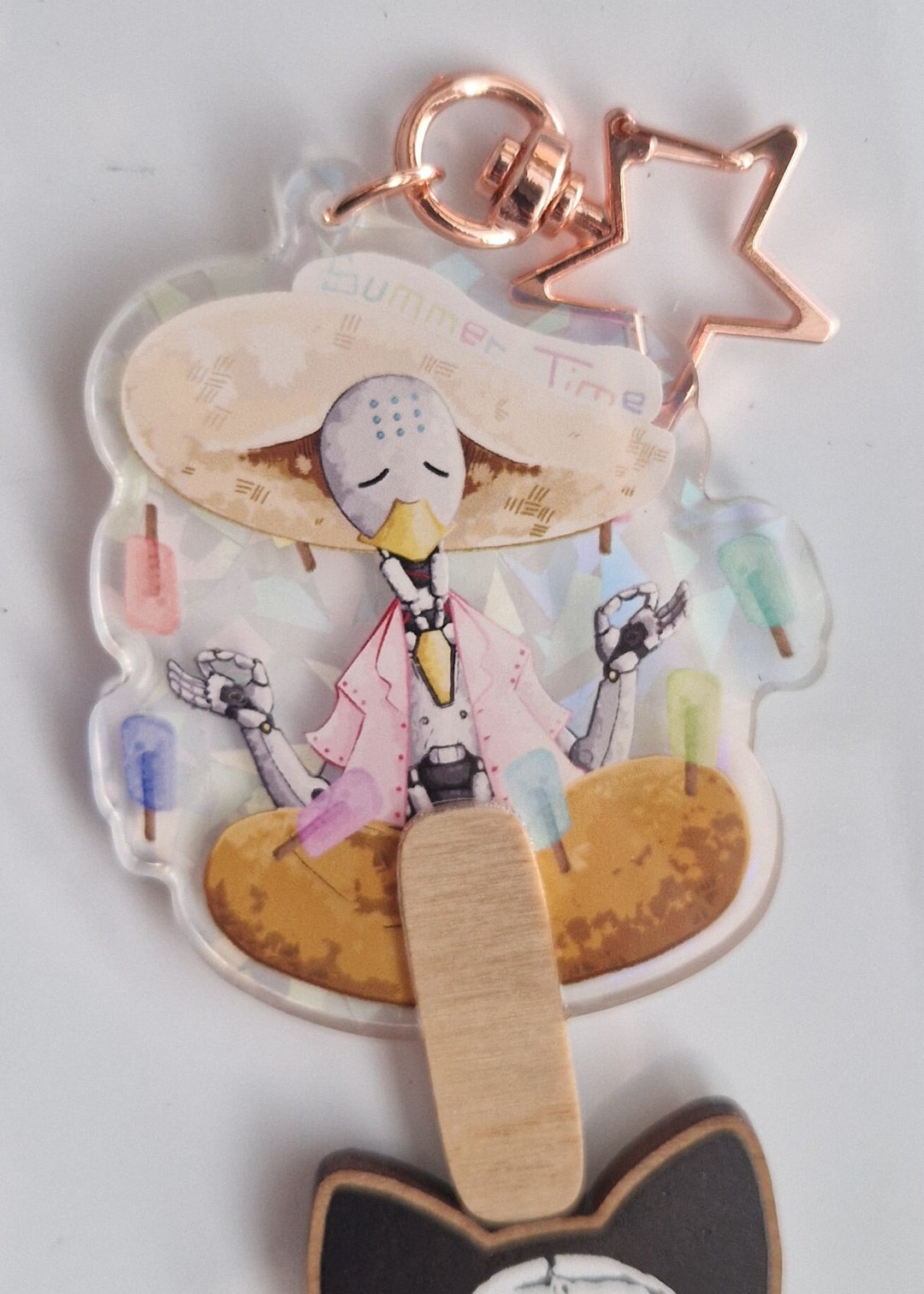 Overwatch Zenyatta Charm Keychain - Etsy