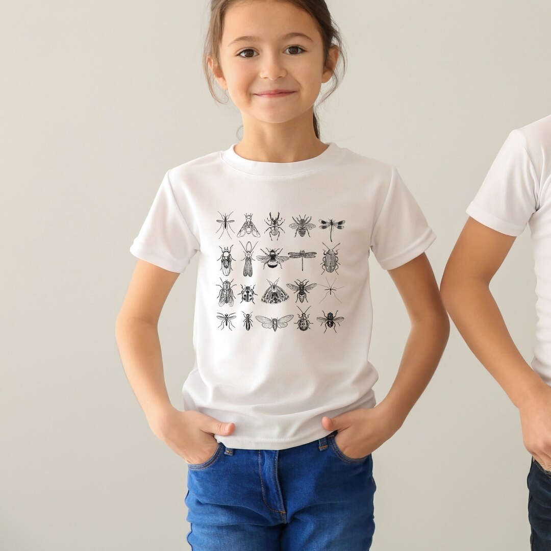 Insect Bug Shirt for Kids, Kids Size Bug Shirt, Insect Bug Art Gift ...