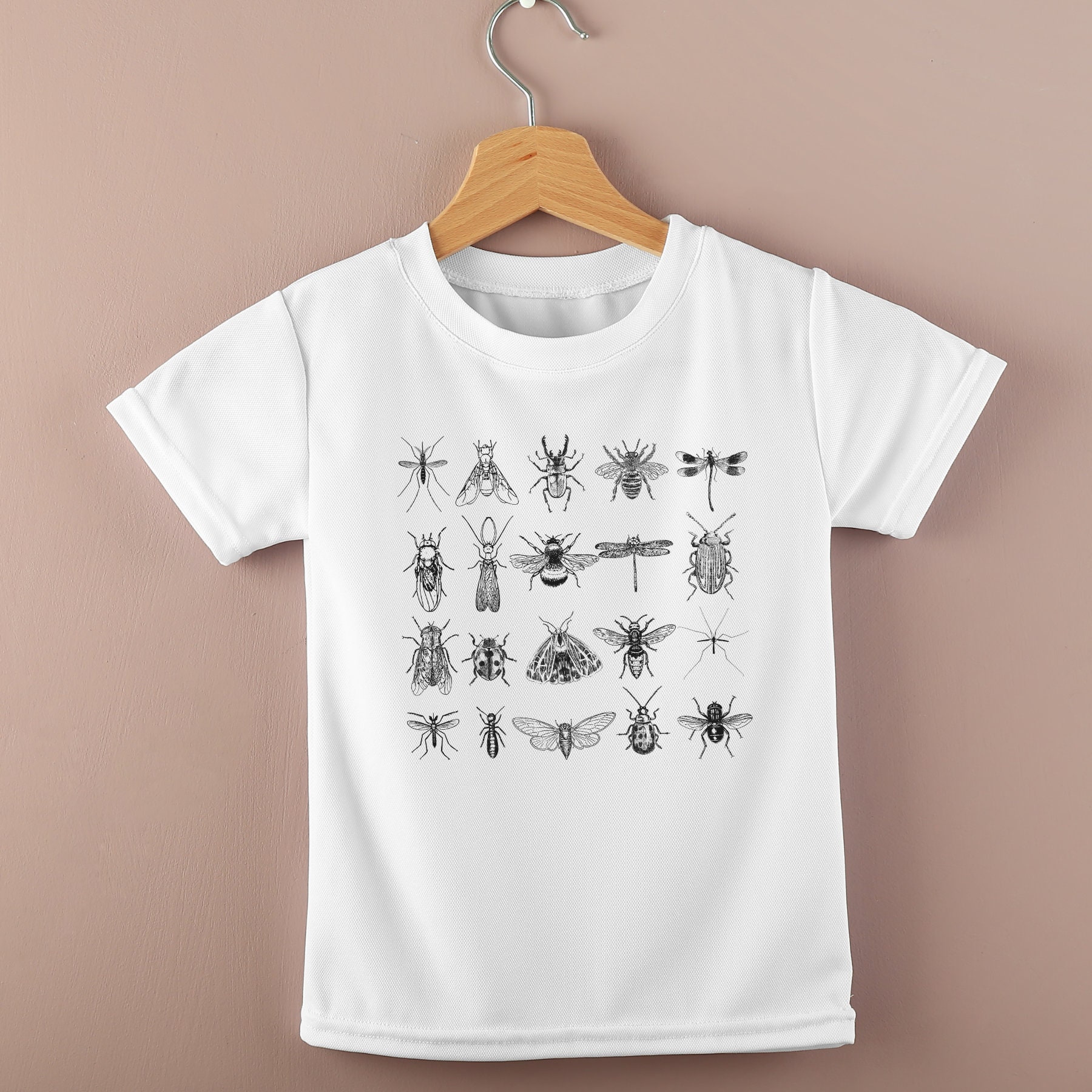 Insect Bug Shirt for Kids, Kids Size Bug Shirt, Insect Bug Art Gift ...