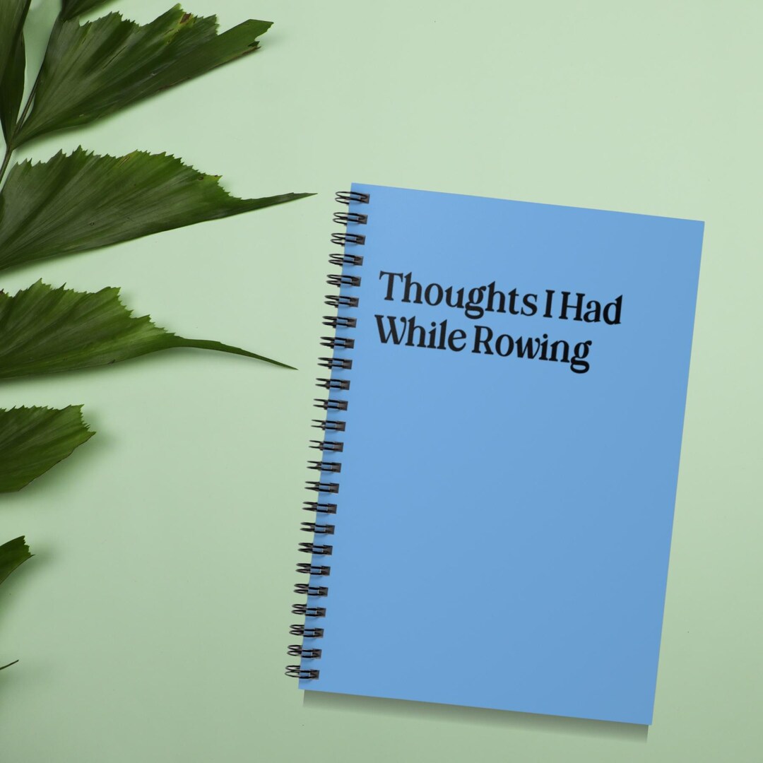 Blue Rowing Notebook Rowing Coach Gift Log Book Rowing Gift for Her ...