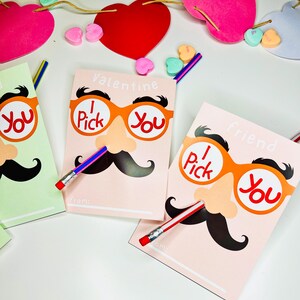 I Pick You Valentine Card, Funny Nose Picking Valentines, Printable ...