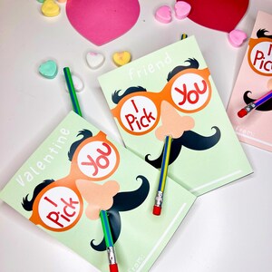 I Pick You Valentine Card, Funny Nose Picking Valentines, Printable ...