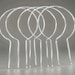 Clear Acrylic Hoop Trellis | Climbing Plants Support - Etsy