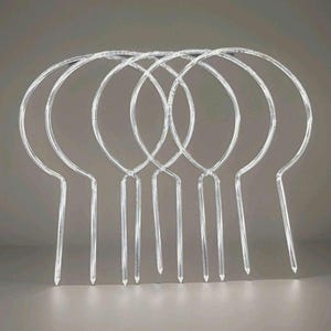 Clear Acrylic Hoop Trellis | Climbing Plants Support - Etsy