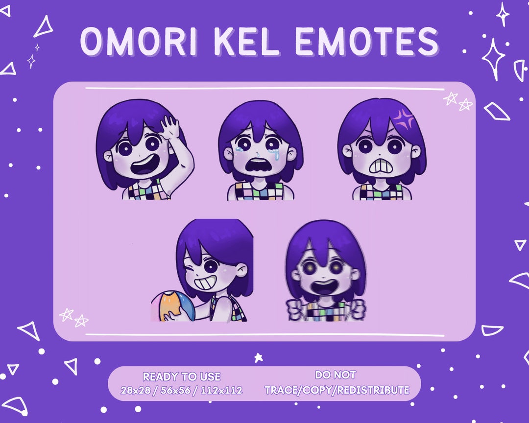 OMORI EMOTES Headspace Kel - Etsy
